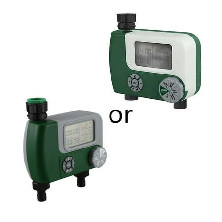 Dual Outlet Garden Watering Timer Irrigation Controller Automatic ...