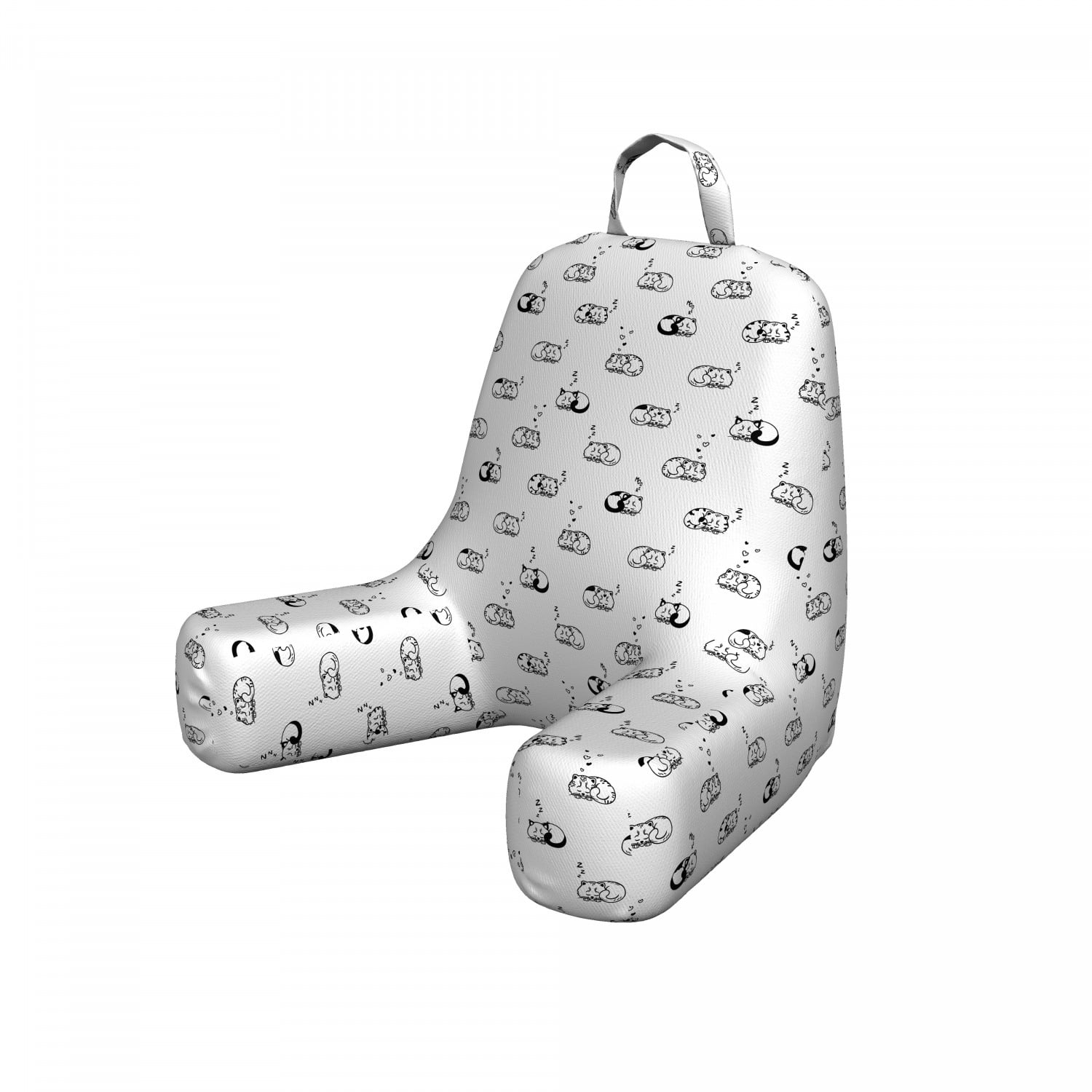 Cat Reading Pillow Cover, Sleeping Kitties Animal Characters Dreaming ...