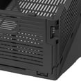 OnDisplay Stackable Folding Desk/Beauty/Closet Storage Crate (Black, 1 ...