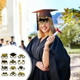 Graduation Eyeglasses 2024 Glitter Fancy Grad Graduation Party Glasses ...