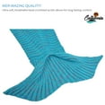 Catalonia Adult Knitted Mermaid Tail Blanket with Anti-Slip Neck Strap ...
