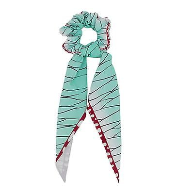 Anime Demon Slayer Cosplay Hair Ring Ribbon Nezuko Zenitsu Tanjirou Fa ...