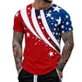 America 250 Merchandise Men Short Sleeve Crewneck Patriotic Graphic Tee ...