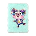 A5 Kawaii Plush Notebook, 5.9×8.46in Faux Fur Journal with Cute Pattern ...