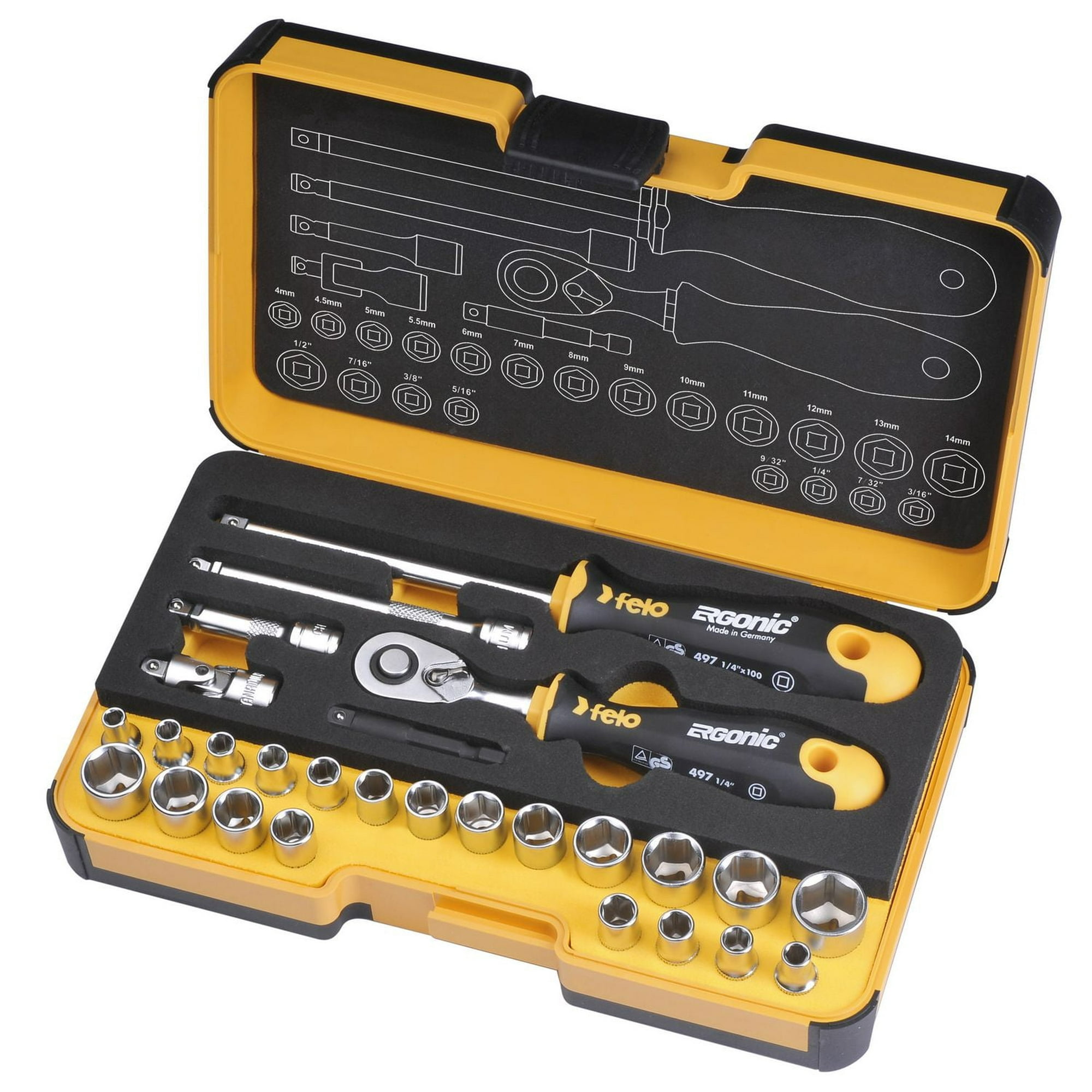 Click here for Felo R-Go ¼ Ergonic Ratchet - Stubby - Multi-Tools... prices