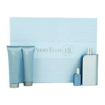Perry Ellis 18 by Perry Ellis for Men - 4 Pc Gift Set 3.4oz EDT Spray ...