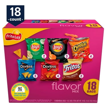 Lay's Potato Chips Variety, 1 oz, 10 Count - Walmart.com