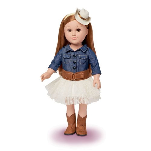 My Life As Cowgirl 18-inch Posable Doll with a Soft Torso, Red Hair ...