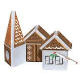 CreateOn Crayola Holiday Gingerbread House Magnetic Tiles, Magnetic ...