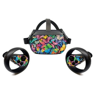 Skin Decal Wrap Compatible With Oculus Quest 2 Sticker Design Green ...