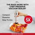 Visualz Reusable Vacuum Sealer Bags for Food – 30 BPA-Free XL Large (12 ...