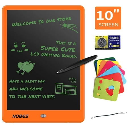 LCD Writing Tablet 10 Inch - NOBES Electronic Writing Board, Doodle Pad ...