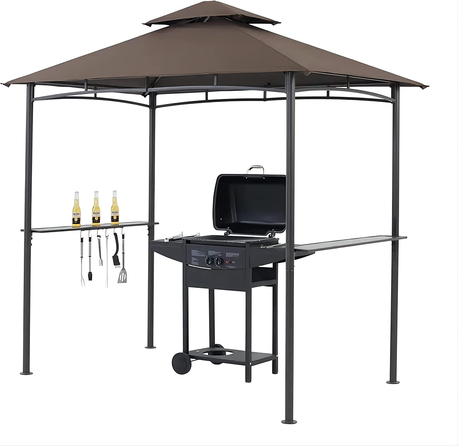 Grezone Outdoor Grill Gazebo Tent BBQ Canopy for Outdoor Grill Shelter ...