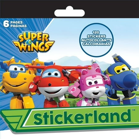 Mini Stickerland Pad 6 pages Super Wings New st2351 - Walmart.ca