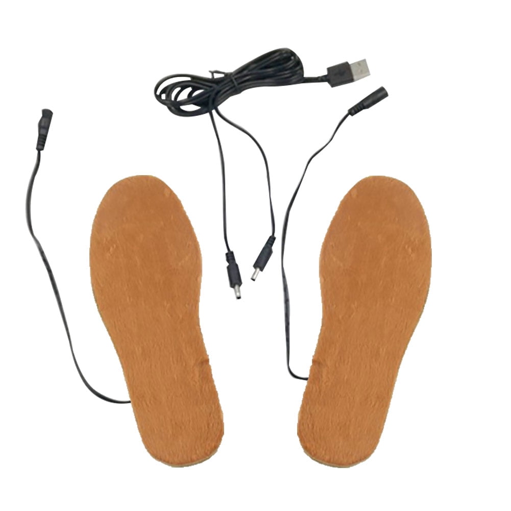 SPRING PARK Electric Heated Insoles, Rechargeable Heating Boot Insole ...
