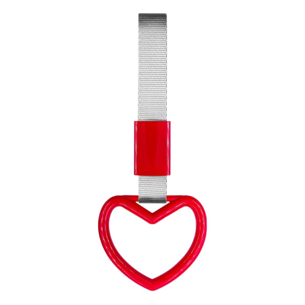 Heart-Shaped Car Straps | Heart Reflective Shaped Car Handle Straps ...