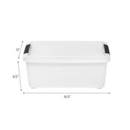 Really Useful Boxes(R) Plastic Storage Box, 32 Liters, 12in.H x 14in.W ...