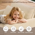 Noelse Oversized Modular Seactional Accent Chair, Deep Seat Single Sofa ...