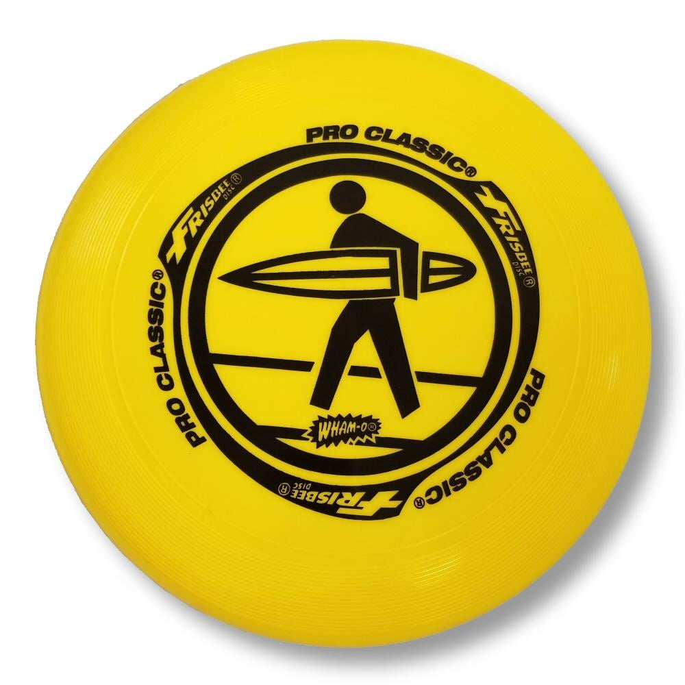 Wham-O Pro Classic 130 gram Frisbee Flying Disc, Yellow Surf - Walmart ...