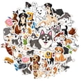 35pcs Playful Dogs Stickers Animal Characters Stickers PVC Stickers for ...