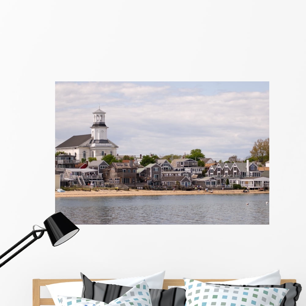 Beachfront Houses Provincetown Cape Wall Mural by Wallmonkeys Peel and ...