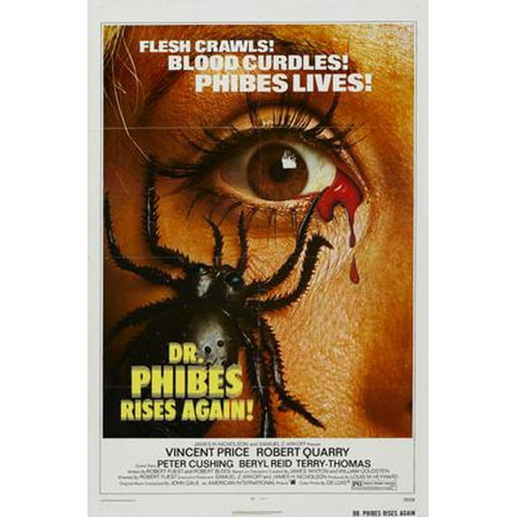 Z Posters Dr Phibes Rises Again Movie Poster 11inx17in Mini Poster ...