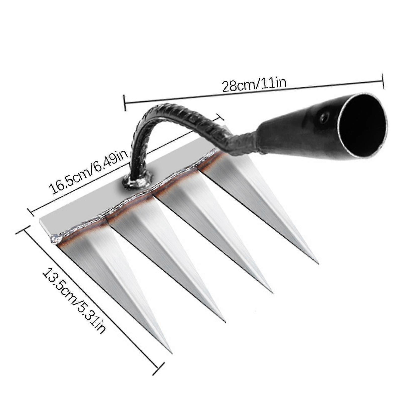 Hoe Weeding Rake Farm Tools Hoe Weeding Hoe Rake Loose Nail Rake Steel ...