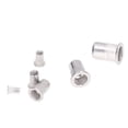 304 Stainless Steel Flat Head Rivet Nut Assortment Kit, M3-M10 Threaded ...