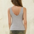 Ticikt Soft Knit Built-in Bra Vest, No Wire Padded Basic Sleeveless ...