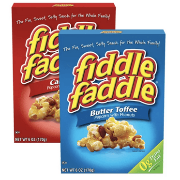 Fiddle Faddle Caramel Popcorn With Peanuts, 6 Oz (Pack of 2) - Walmart.com