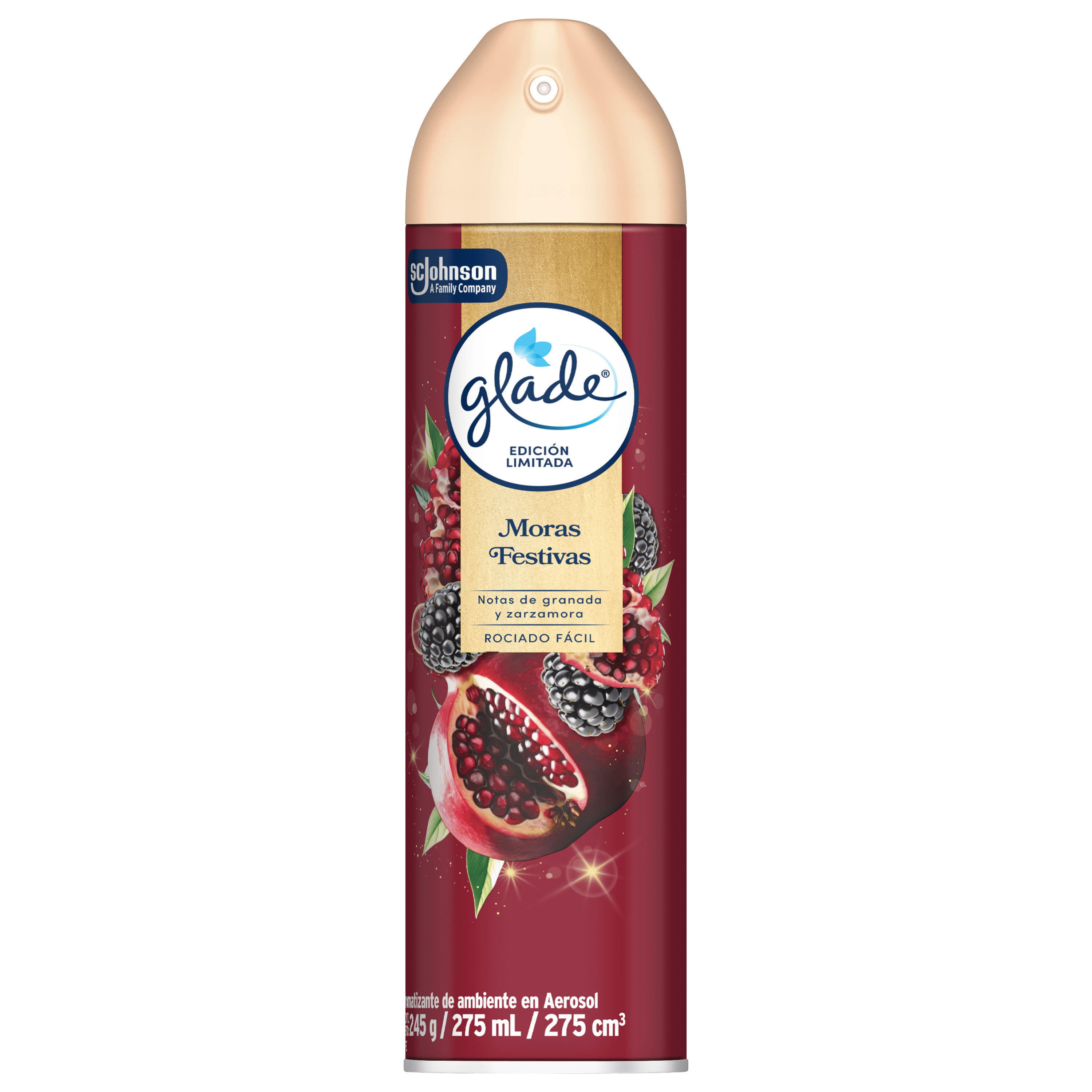 Aromatizante en aerosol Glade Moras Festivas 275 ml | Bodega Aurrera en ...