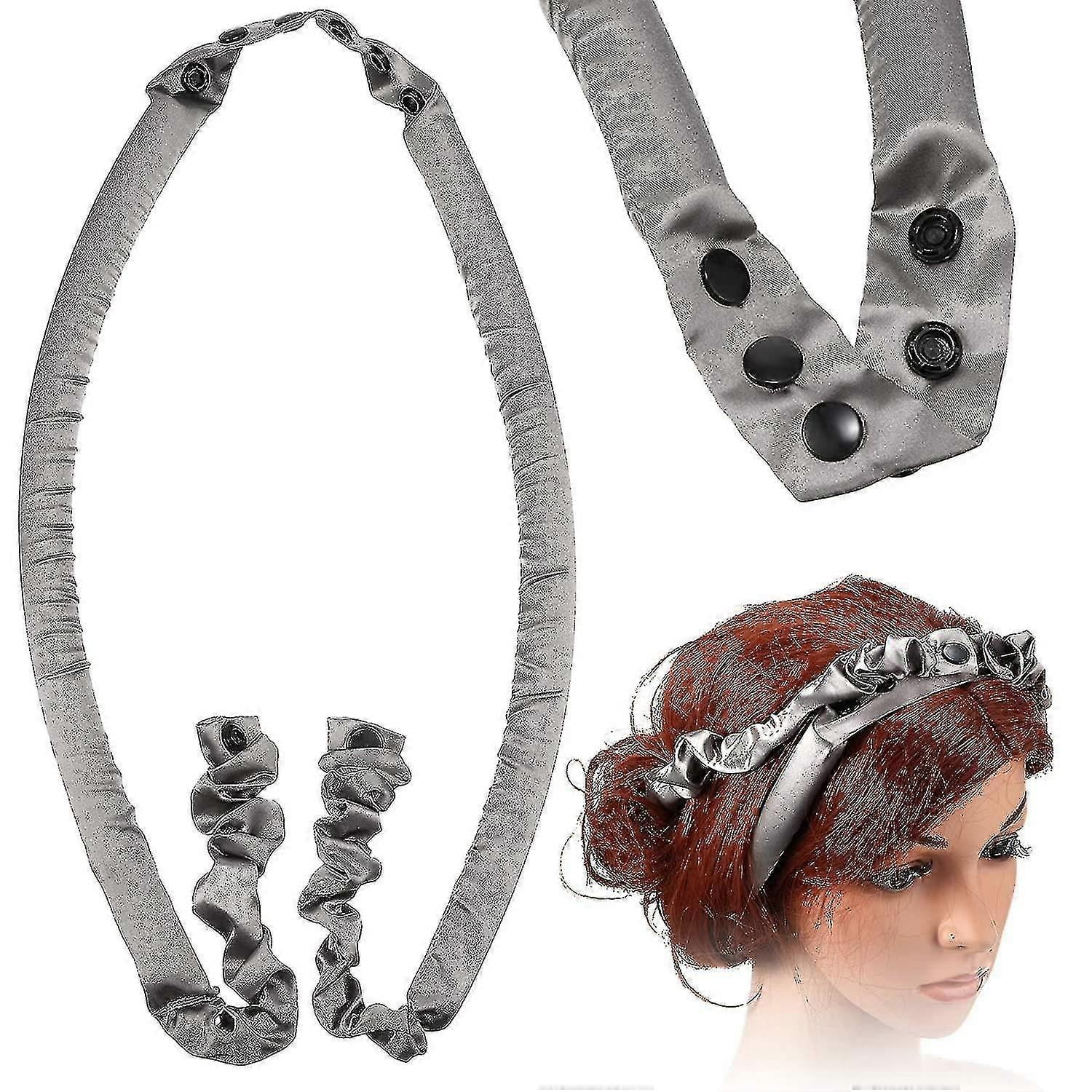 Rizador de cinta sin calor, banda deportiva para el cabello, cuerda ...