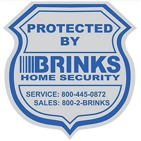 (1) - AUTHENTIC REFLECTIVE Home Alarm Security Yard Sign & (4) - Window ...