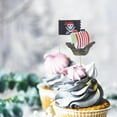 Masteelf Adorable Pirate Theme Cake Toppers Made of Paper for Halloween ...