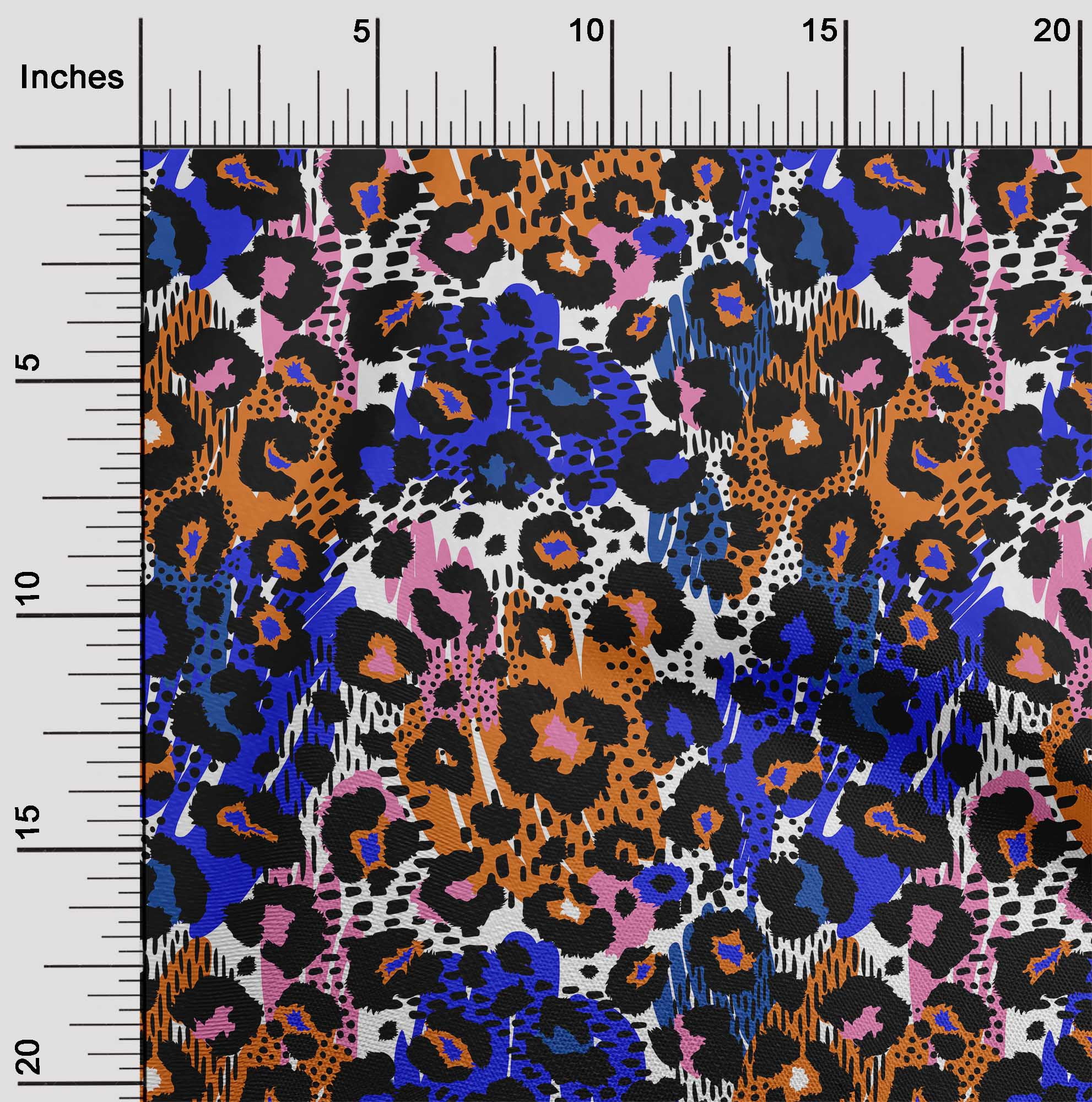 oneOone Silk Tabby Orange Fabric Animal Skin Sewing Fabric By The Yard ...