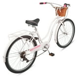 Schwinn Baywood 7 Deluxe Cruiser Bike, 26-Inch Wheels, 7 Speed, White, Steel Frame - Walmart.com