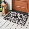 Entryway Rug 2'x3' Leopard Printed Small Area Rug Non-Slip Front Door ...
