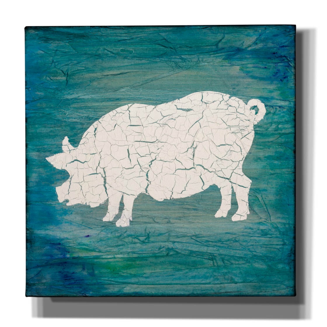 Epic Graffiti 'Farm Pig' by Lightbox Journal, Canvas Wall Art, 12"x12 ...