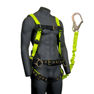 JORESTECH Safety Bundle Full Body Harness with Back D-Ring, ANSI ...