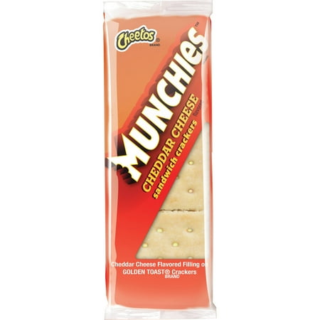Munchies Cheetos Cheddar Cheese Sandwich Crackers, 8 count, 1.38 oz ...