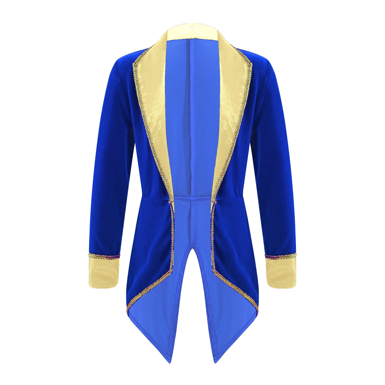 YONGHS Kids Girls Circus Ring Master Tuxedo Coat Long Sleeve Tailcoat ...