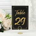 31 Sets Table Number Cards with Holders, 1-30 Numbers Head Table Card 2 ...