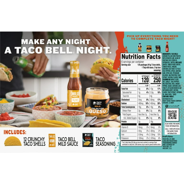 Taco Bell 12 Taco Box