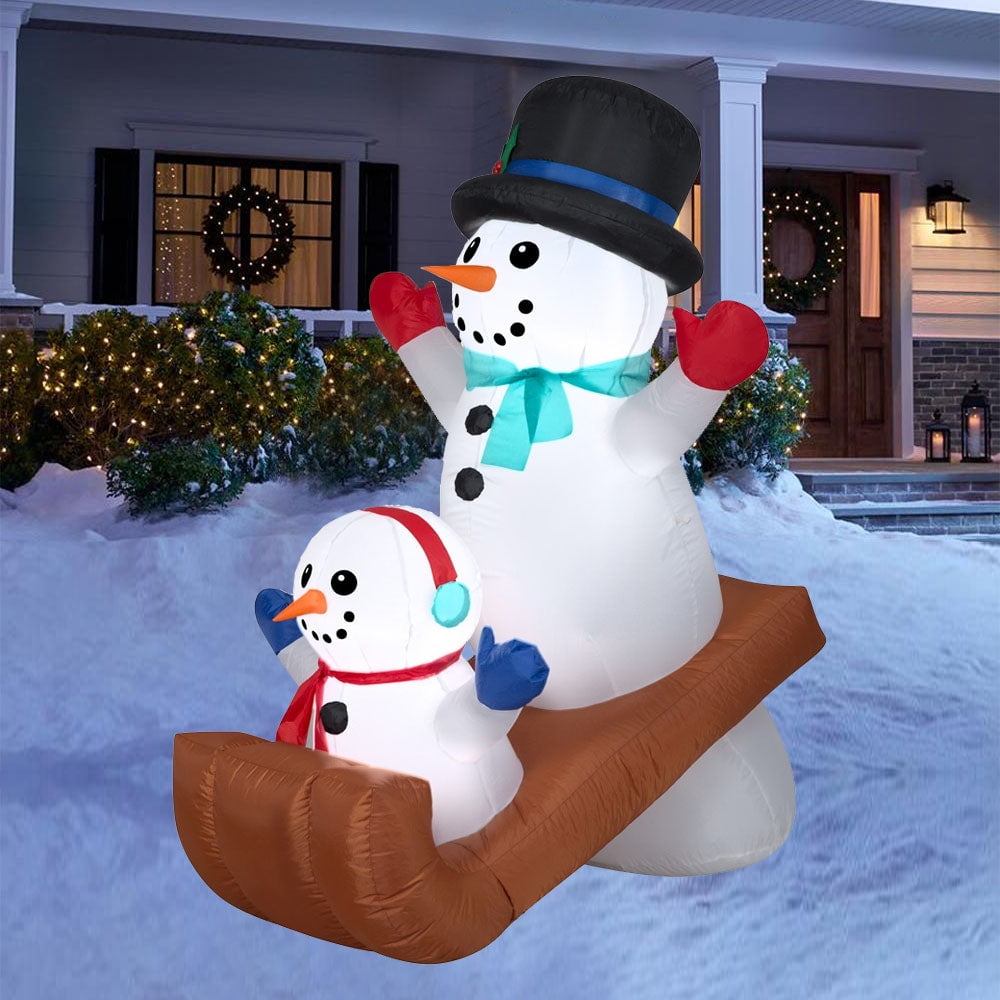 Cozybox 5ft 12ft Large Christmas Holiday Self Inflating Inflatables