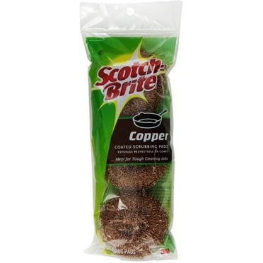 Scotch-Brite Stainless Steel Scouring Pad 214C, Pack of 3 - Walmart.com