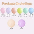 Pastel Balloon Garland Arch Kit 152pcs Macaron Rainbow Latex Rainbow ...