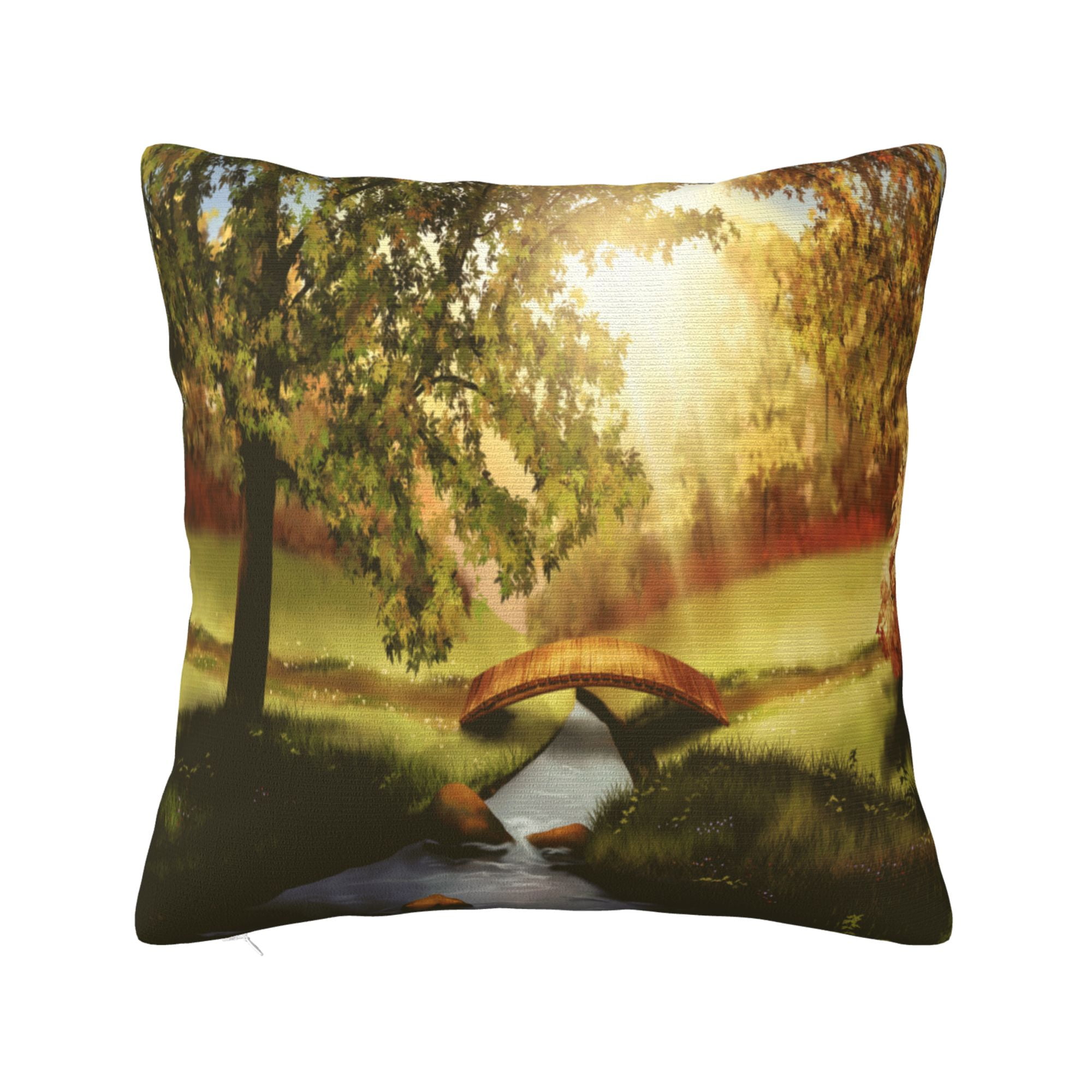 ZICANCN Decorative Throw Pillow Covers , Landscape Nature Couch Sofa ...
