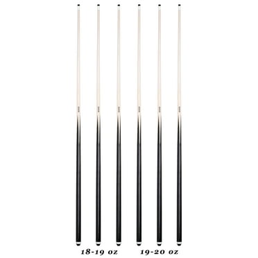 OKKO 1-Piece Pool Billiard House Bar Short Cue Sticks 36”, Screw-On Tip ...