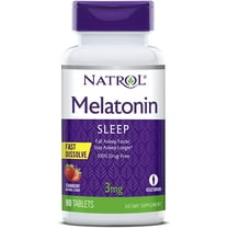 Natrol Brand Melatonin 3mg, Fast Dissolve Sleep Aid Tablets, 150 Count ...