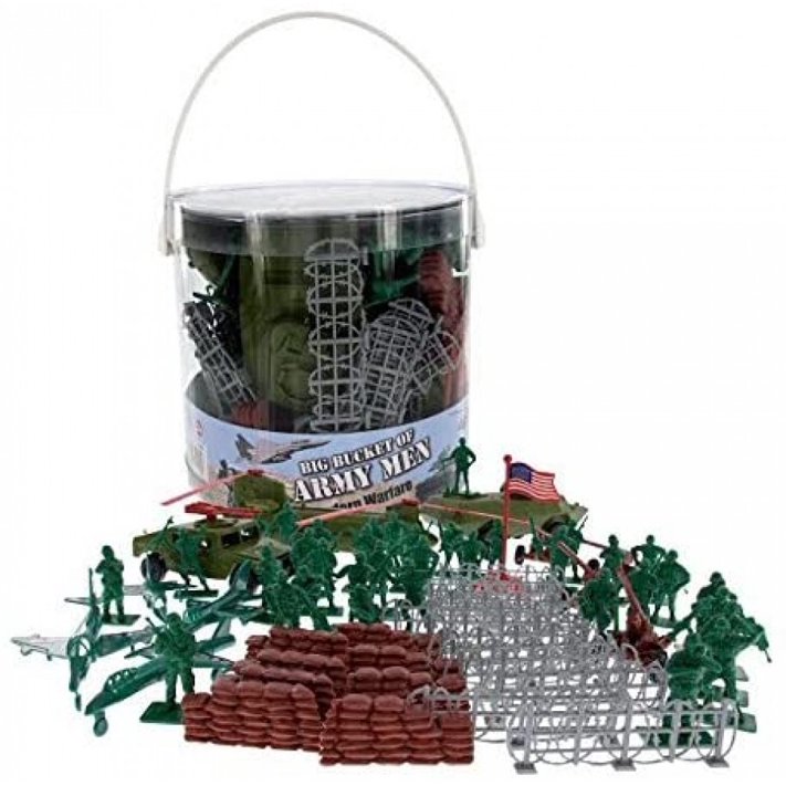 SCS Direct Army Men Modern Warfare Action Figures- 65+ Pieces, 15 ...